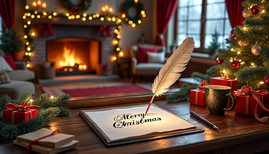 Écrire un poème d'amour pour Noël : Inspirez-vous de l'esprit festif